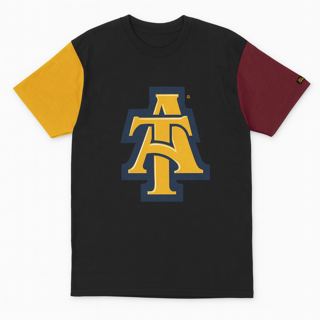 North Carolina A&T Color Block Tee – JLS Presents